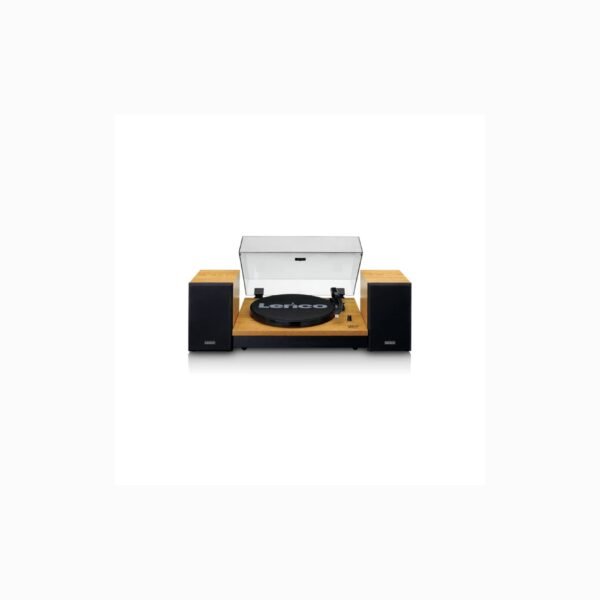 Lenco LS-300WD - Record Player with Bluetooth and two Bookshelf ...